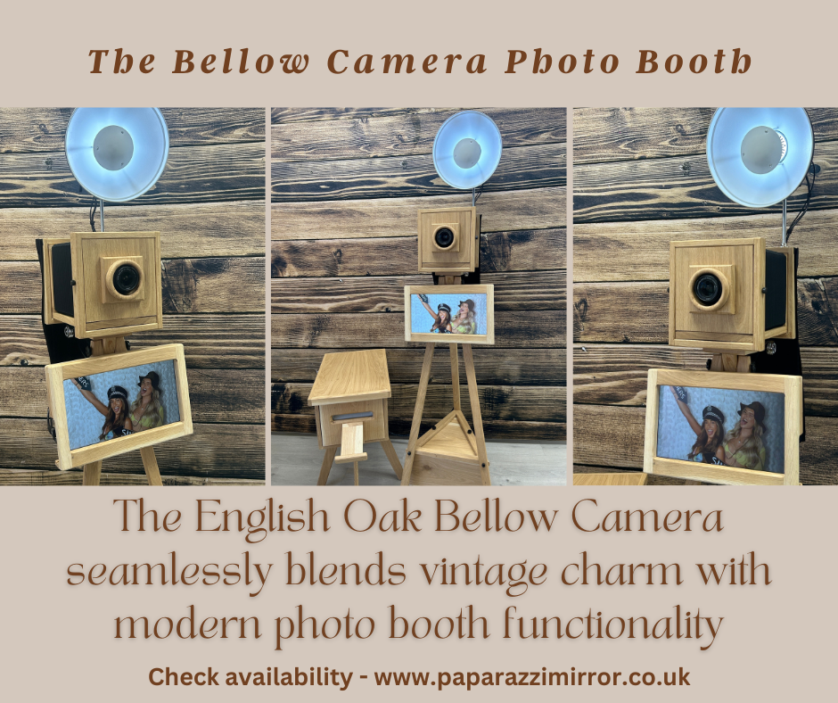 The Bellow Camera Photo Booth – Paparazzi Mirror